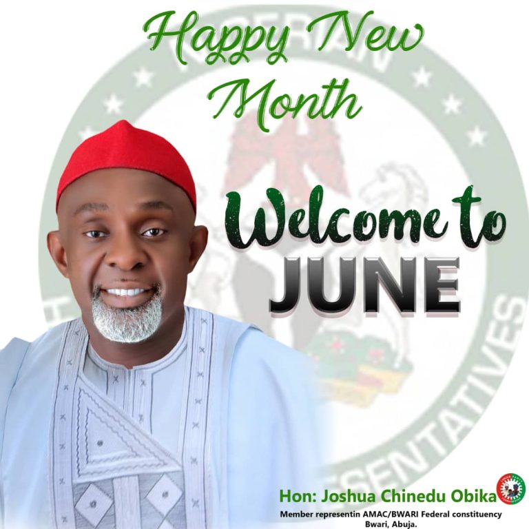 A Message Of Hope And Commitment From Hon. Joshua Chinedu Obika – June ...